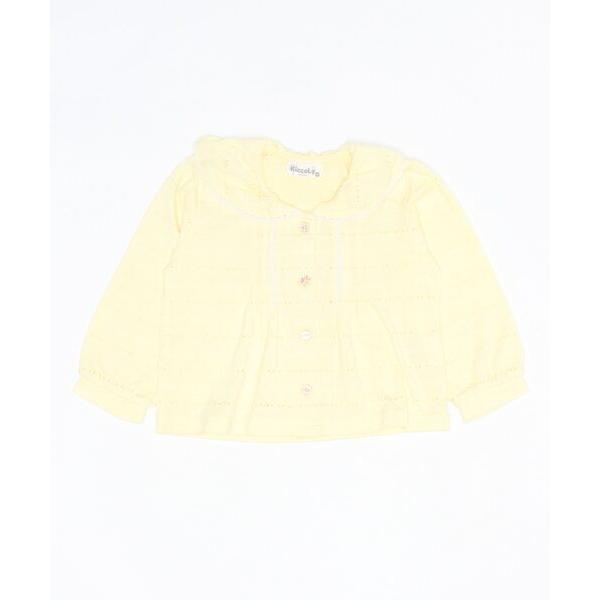 『セール実施中』ZOZO問い合わせ番号:64942608ショップ:Si・Shu・Non，シ・シュ・ノンブランド:KiCCOLY，キッコリー，Si・Shu・Non，シシュノン商品名:衿フリルスカシ柄カーディガンカテゴリ:トップス>カーデ...