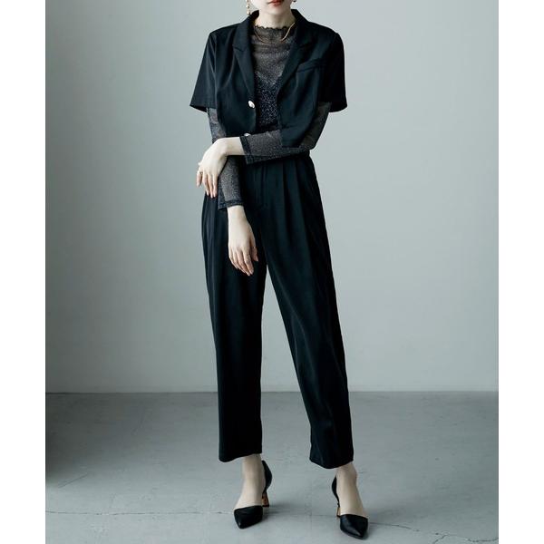 『タイムセール実施中』ZOZO問い合わせ番号:65109279ショップ:bflat，ビーフラットブランド:etoll.，エトル，Fashion Letter，ファッションレター商品名:3 pieces ジャケット＆パンツ セットアップドレス...