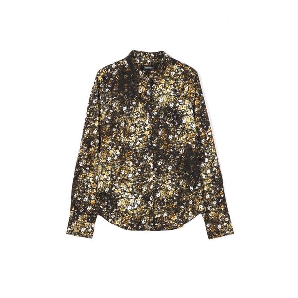 『セール実施中』ZOZO問い合わせ番号:65246119ショップ:TORNADO MART，トルネードマートブランド:TORNADO MART，トルネードマート商品名:【LADIES'】TORNADO MART∴小花ストレッチ プリントシャ...