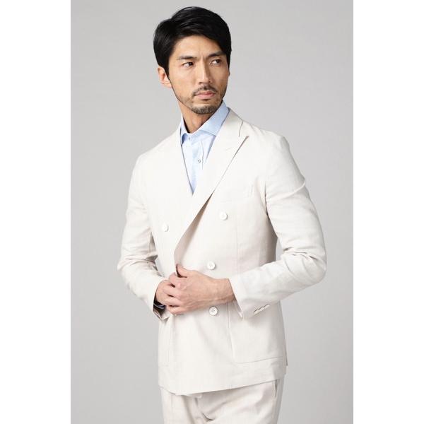 『セール実施中』ZOZO問い合わせ番号:65251000ショップ:TORNADO MART，トルネードマートブランド:HIGH STREET，ハイストリート商品名:HIGH STREET∴TC麻シャンブレーダブルジャケットカテゴリ:フォーマ...