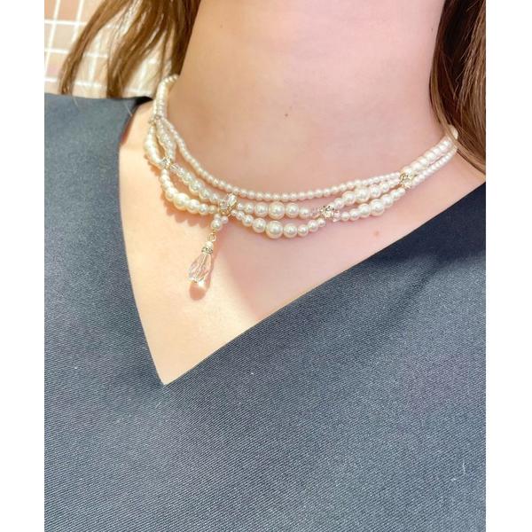 『タイムセール実施中』ZOZO問い合わせ番号:65251508ショップ:Paradise Picnic，パラダイス ピクニックブランド:Cupid Heart，キューピッドハート商品名:【Cupid Heart】結婚式アクセ！3連パール１粒...