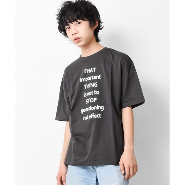 『セール実施中』ZOZO問い合わせ番号:65284996ショップ:SHUSHU，シュシュブランド:RAT EFFECT，ラットエフェクト，SHUSHU，シュシュ商品名:THATロゴプリントTシャツカテゴリ:トップス>Tシャツ/カットソ...