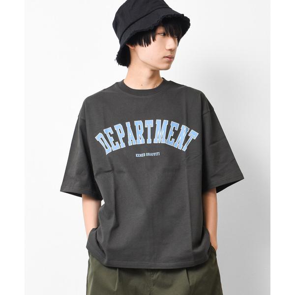 『タイムセール実施中』ZOZO問い合わせ番号:65349293ショップ:SHUSHU，シュシュブランド:KENES GRAFFITI，ケネスグラフィティ，SHUSHU，シュシュ商品名:カラーアーチロゴプリントTシャツカテゴリ:トップス&gt...