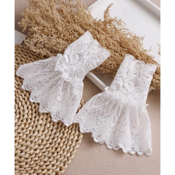 『タイムセール実施中』ZOZO問い合わせ番号:65349902ショップ:TeddyShop，テディショップブランド:DAY CLOSET，デイ クローゼット商品名:レディース フェミニンレース付け袖 Dタイプカテゴリ:ファッション雑貨&gt...