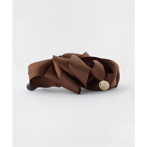 ZOZO問い合わせ番号:65390704ショップ:ANEMONE，アネモネブランド:ANEMONE，アネモネ商品名:ボリュームサテンリボンバナナクリップカテゴリ:ヘアアクセサリー>バレッタ/ヘアクリップブランド品番:DG120058H...