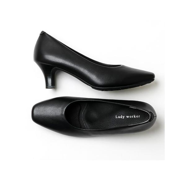 ZOZO問い合わせ番号:65392373ショップ:ASICS Trading Co.，Ltd，アシックストレーディングブランド:Lady worker，レディワーカー商品名:5cmヒール 4E　ゆったりパンプスカテゴリ:シューズ>パン...