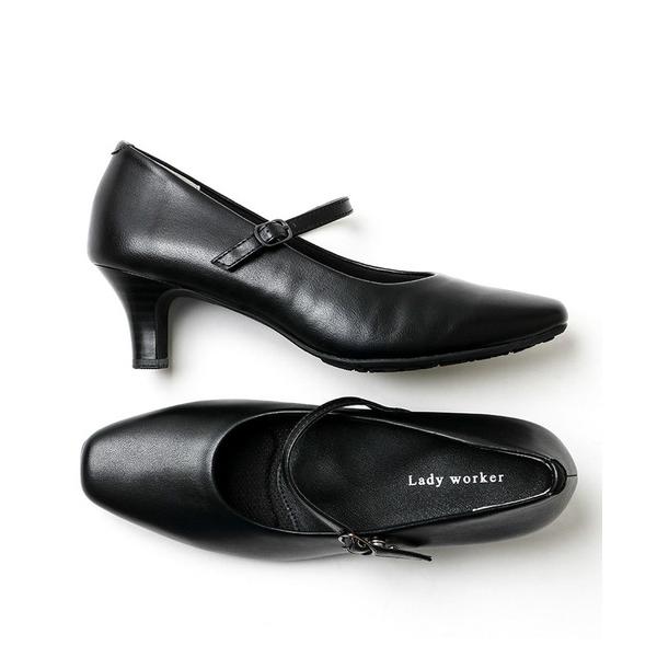 ZOZO問い合わせ番号:65392374ショップ:ASICS Trading Co.，Ltd，アシックストレーディングブランド:Lady worker，レディワーカー商品名:5cmヒール 4E　ゆったりパンプスカテゴリ:シューズ>パン...