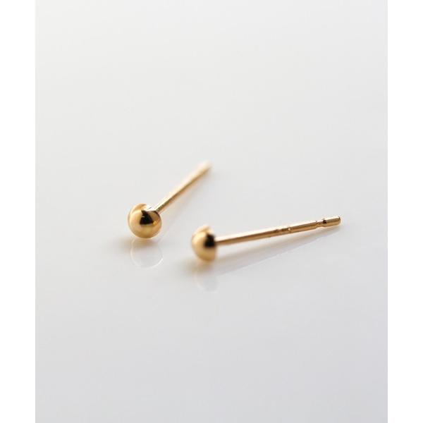 ※このアイテムは返品・交換対象外商品です。ZOZO問い合わせ番号:65524504ショップ:cui-cui，キュイキュイブランド:cui-cui，キュイキュイ商品名:ゴールド ハーフボール ピアス | K18カテゴリ:アクセサリー>ピ...