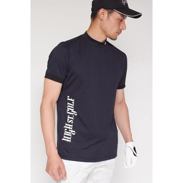 『タイムセール実施中』ZOZO問い合わせ番号:65564823ショップ:TORNADO MART，トルネードマートブランド:HIGH STREET，ハイストリート商品名:HIGH ST. GOLF∴タテロゴバックハニカム モックネックシャツ...