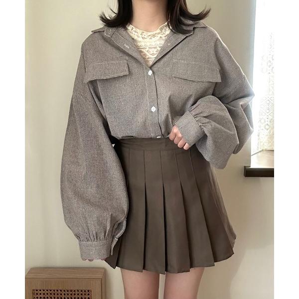 ZOZO問い合わせ番号:65575968ショップ:wears，ウェアーズブランド:Cham.，チャム商品名:ゆるだぼチェックシャツカテゴリ:トップス>シャツ/ブラウスブランド品番:CH-SH0302/CH-SH0302-1素材:ポリエ...