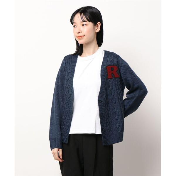 『タイムセール実施中』ZOZO問い合わせ番号:65710671ショップ:NO WAY，ノー ウェイブランド:rienda suelta，リエンダスエルタ，NO WAY，ノーウェイ商品名:/rienda suelta/エンブレムケーブルカーデ...