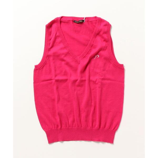 『タイムセール実施中』ZOZO問い合わせ番号:65710800ショップ:MaG.，マグブランド:rienda suelta，リエンダスエルタ，Mag.，マグ商品名:【rienda suelta】rマーク刺繍ベスト ブラック 　ゴルフウエアカ...