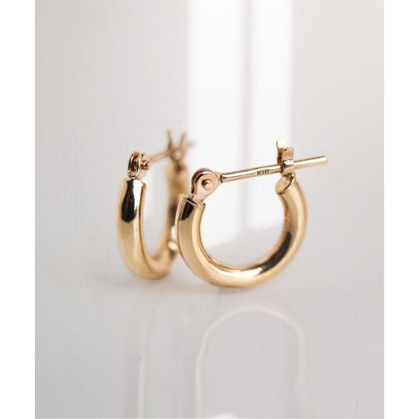 ※このアイテムは返品・交換対象外商品です。ZOZO問い合わせ番号:65781660ショップ:cui-cui，キュイキュイブランド:cui-cui，キュイキュイ商品名:ゴールド スナップ フープ ピアス | K10YGカテゴリ:アクセサリー&...