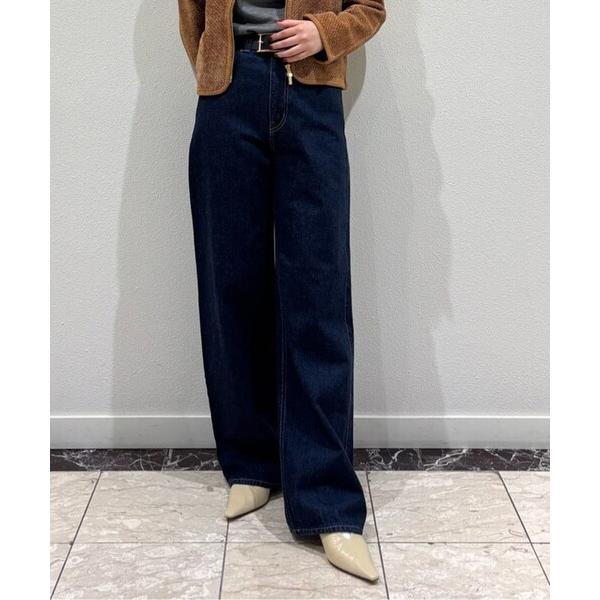 ZOZO問い合わせ番号:65816340ショップ:TOMORROWLAND，トゥモローランドブランド:TOMORROWLAND，トゥモローランド，MACPHEE，マカフィー商品名:デニム ワイドストレートパンツカテゴリ:パンツ>デニム...