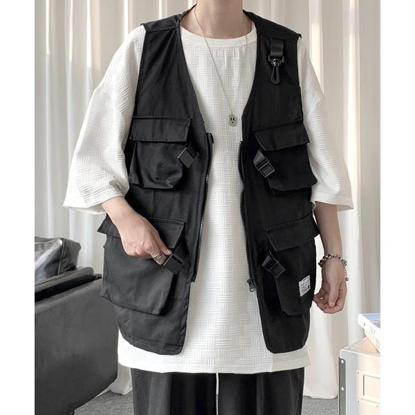 『タイムセール実施中』ZOZO問い合わせ番号:65850670ショップ:SPADE，スペイドブランド:FVLMEN，フルメン，EFFECTION，エフェクション，neos，ネオス商品名:【FVLMEN】4pocket zip big ves...