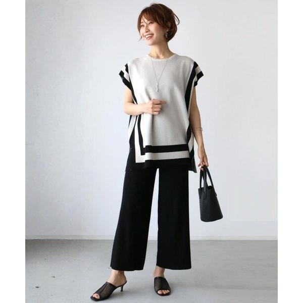 ZOZO問い合わせ番号:66146147ショップ:FRENCH PAVE，フレンチパヴェブランド:Ehre style，エーレスタイル商品名:品良く決まるニットセットアップパンツスタイルカテゴリ:ジャケット/アウター>セットアップブラ...