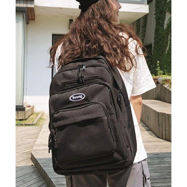 『タイムセール実施中』ZOZO問い合わせ番号:66350836ショップ:ショップにこにこ，ショップニコニコブランド:shopnikoniko，ショップニコニコ商品名:リュック 大容量 黒リュック おしゃれ シンプル 通学 韓国 高校生 ロゴ...