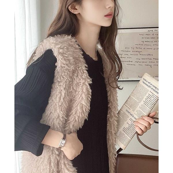 『タイムセール実施中』ZOZO問い合わせ番号:66413819ショップ:Classical Elf，クラシカルエルフブランド:classicalelf，クラシカルエルフ商品名:パッと目を惹くコーデの主役。ボリュームプードルフェイクファーベス...