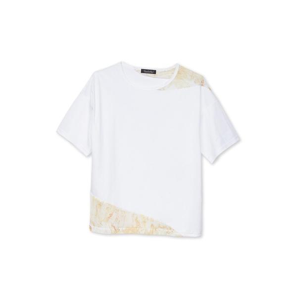 『タイムセール実施中』ZOZO問い合わせ番号:66479918ショップ:TORNADO MART，トルネードマートブランド:TORNADO MART，トルネードマート商品名:【LADIES'】TORNADO MART∴シアーマーブル切り替え...