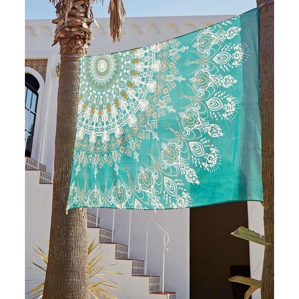 ZOZO問い合わせ番号:66513648ショップ:チャイハネ，チャイハネブランド:チャイハネ，チャイハネ商品名:【チャイハネ】マンダラ模様ループ付きマルチクロス270カテゴリ:インテリア>寝具ブランド品番:ISAP22A5素材:綿10...