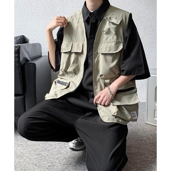 『タイムセール実施中』ZOZO問い合わせ番号:66615166ショップ:SPADE，スペイドブランド:FVLMEN，フルメン，EFFECTION，エフェクション，neos，ネオス商品名:【FVLMEN】6pocket zip big ves...