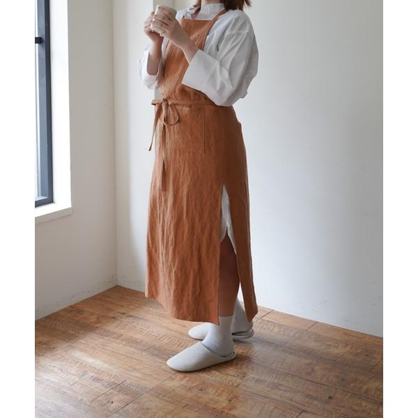 ZOZO問い合わせ番号:66683414ショップ:TIMELESS COMFORT，タイムレスコンフォートブランド:TIMELESS COMFORT，タイムレスコンフォート商品名:Homeland（ホームランド）ヘンプエプロン　ワイドカテゴ...