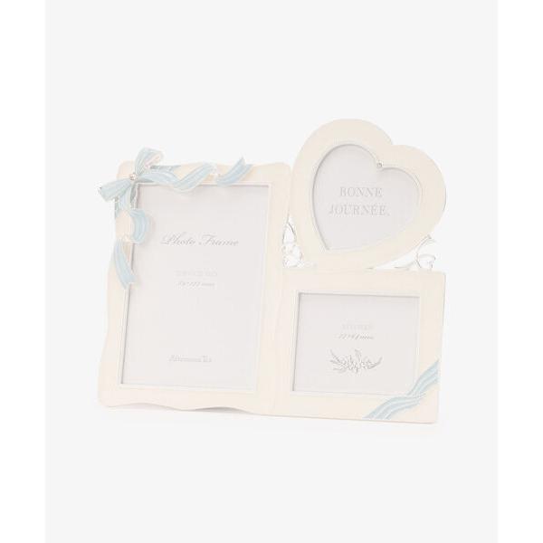 ZOZO問い合わせ番号:66717698ショップ:Afternoon Tea LIVING，アフタヌーンティー・リビングブランド:Afternoon Tea，アフタヌーンティー商品名:リボン3面フォトフレームカテゴリ:インテリア>フォ...