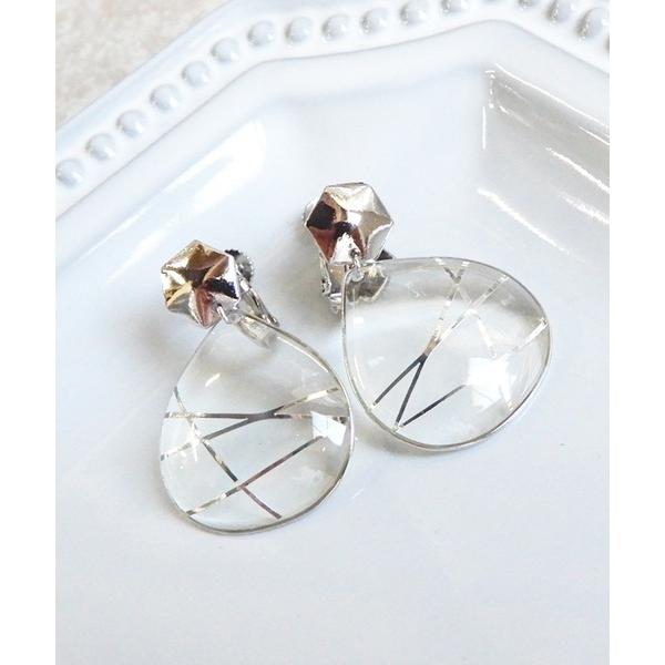 ZOZO問い合わせ番号:66783930ショップ:COMMON WARE，コモンウェアブランド:The Rule，ザルール商品名:The Rule ザルール：Thread drop earring：クリアドロップ　イヤリングカテゴリ:アクセ...