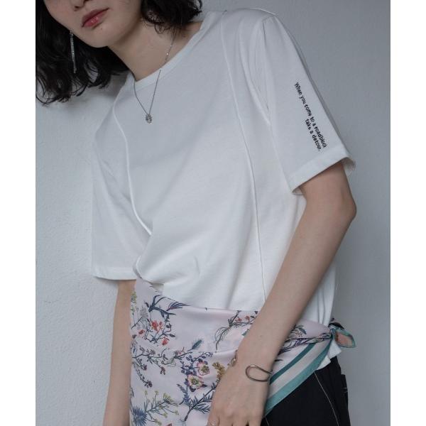 ZOZO問い合わせ番号:66851637ショップ:Auntie Rosa，アンティローザブランド:VACANCY，ヴァカンシー商品名:ロゴ刺繍パイピングTシャツ/新色追加カテゴリ:トップス>Tシャツ/カットソーブランド品番:VCETO...