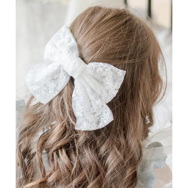 『タイムセール実施中』ZOZO問い合わせ番号:66884330ショップ:Catherine Cottage，キャサリンコテージブランド:Catherine Cottage，キャサリンコテージ商品名:ビッグレースリボンクリップカテゴリ:ヘアア...