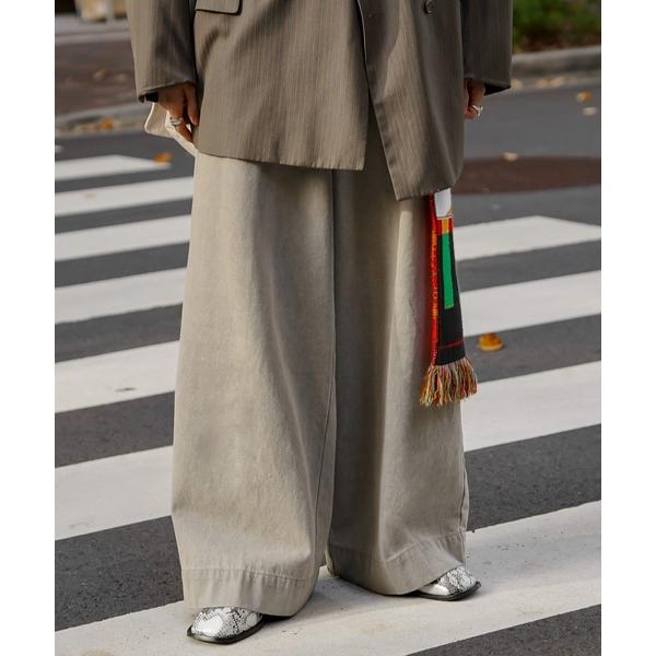 『タイムセール実施中』ZOZO問い合わせ番号:66887829ショップ:soerte，ソエルテブランド:soerte，ソエルテ商品名:Wide straight ：Flare black fade denim/ワイドストレート：フレア ブラ...