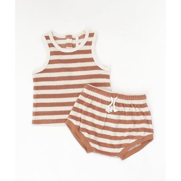 『タイムセール実施中』ZOZO問い合わせ番号:66953610ショップ:MaG.，マグブランド:Quincy Mae，クインシーメイ商品名:TERRY TANK + SHORT SETカテゴリ:トップス>タンクトップブランド品番:QM...