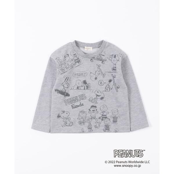 『セール実施中』ZOZO問い合わせ番号:67120048ショップ:KP，ケーピーブランド:PEANUTS，ピーナッツ，trois lapins kp，トロワラパンケーピー商品名:PEANUTS/スヌーピーコラボ ミニ裏毛トレーナー(100〜...