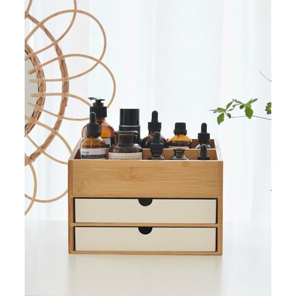 『タイムセール実施中』ZOZO問い合わせ番号:67120802ショップ:aimoha，アイモハブランド:aimoha，アイモハ商品名:木製3段メイク/小物/筆記用具なんでも収納ボックスカテゴリ:インテリア>収納グッズブランド品番:hc...