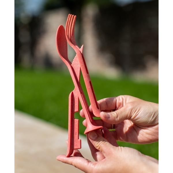 『タイムセール実施中』ZOZO問い合わせ番号:67120885ショップ:entre square，アントレスクエアブランド:entre square，アントレスクエアー商品名:KOZIOL KLIKK カトラリーセット3カテゴリ:食器/キッ...