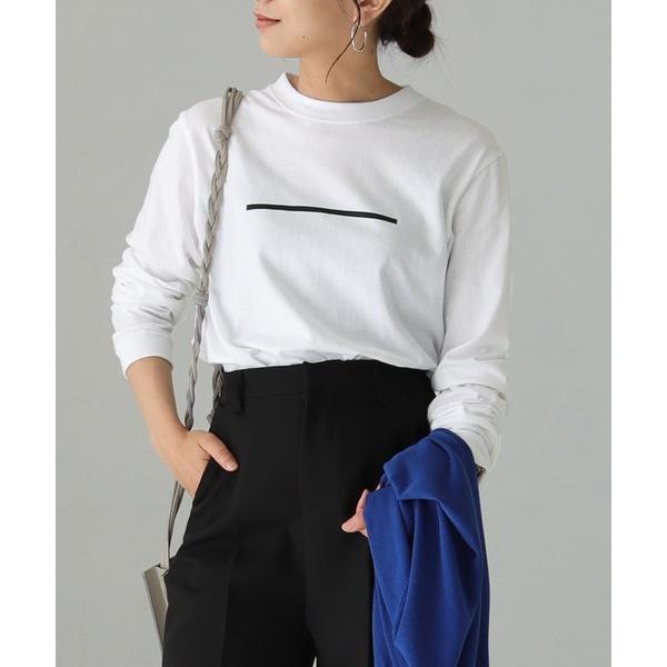 ZOZO問い合わせ番号:67121426ショップ:unit lab，ユニットラボブランド:HER CLOSET，ハークローゼット商品名:【HER CLOSET】WEB限定 オリジナルラインシンプルロゴロンT WEB LIMITED ORIG...