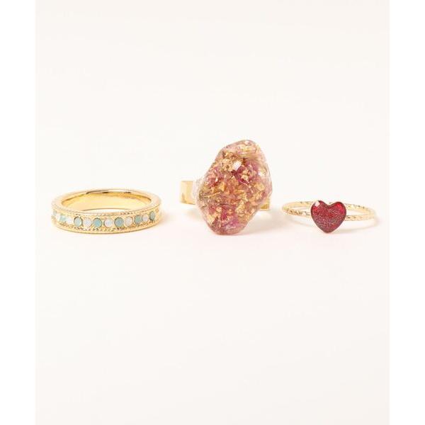 ZOZO問い合わせ番号:67193425ショップ:TONE，トーンブランド:tone，トーン商品名:【LIONS＆WAITER】ハートのリングセットカテゴリ:アクセサリー>リングブランド品番:20220602ｗ素材:メタル　樹脂　ドラ...