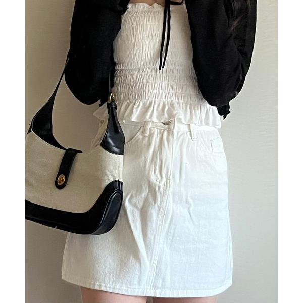 『タイムセール実施中』ZOZO問い合わせ番号:67259537ショップ:wears，ウェアーズブランド:fiere，フィエール商品名:台形デニムミニスカートカテゴリ:スカート>デニムスカートブランド品番:ru34素材:綿85% ポリエ...