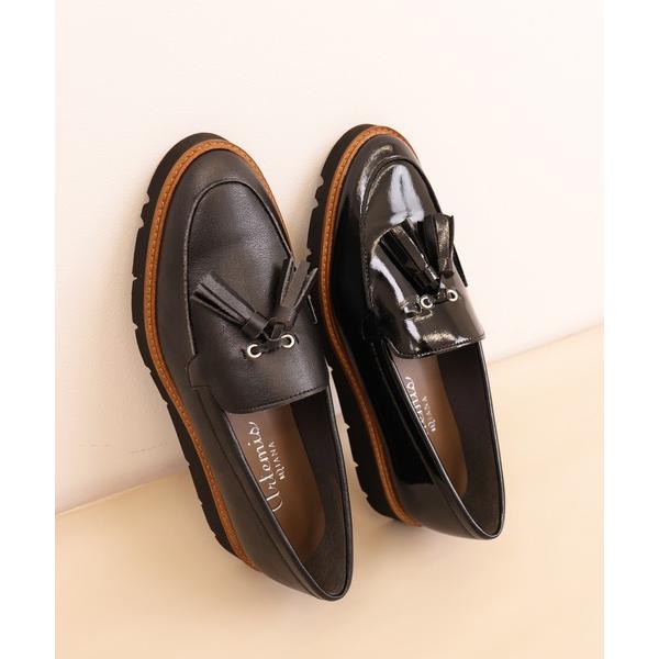 ZOZO問い合わせ番号:67326177ショップ:artemis by DIANA，アルテミス by ダイアナブランド:artemis by DIANA，アルテミスバイダイアナ商品名:軽量厚底タッセルローファーカテゴリ:シューズ>ロー...