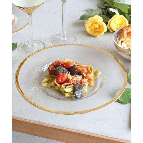 ZOZO問い合わせ番号:67359008ショップ:DULTON，ダルトンブランド:DULTON，ダルトン商品名:GLASS TABLEWARE OBO GOLD PLATE 280/グラステーブルウェア オーボ ゴールド プレート 280カ...