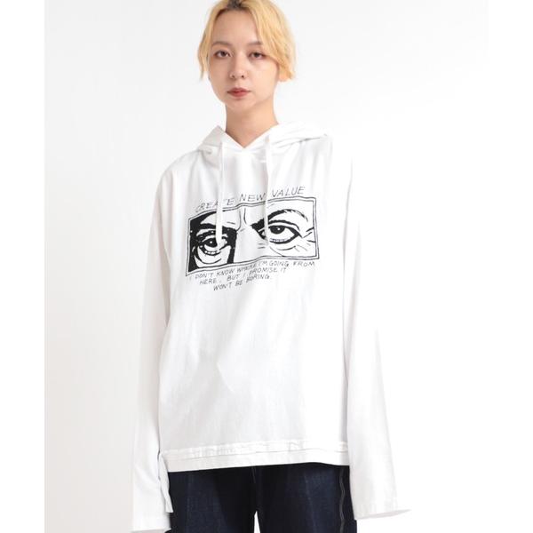 『セール実施中』ZOZO問い合わせ番号:67362395ショップ:RNA MEDIA，アールエヌエー メディアブランド:RNA，アールエヌエー商品名:M1936 EYESルーズフーディーカテゴリ:トップス>パーカーブランド品番:IM1...