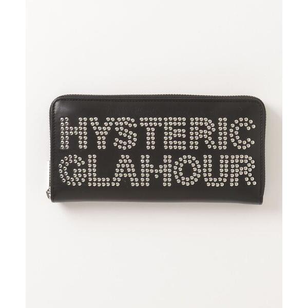 ZOZO問い合わせ番号:67364295ショップ:HYSTERIC GLAMOUR，ヒステリックグラマーブランド:HYSTERIC GLAMOUR，ヒステリックグラマー商品名:ロゴスタッズ ロングウォレットカテゴリ:財布/小物>財布ブ...