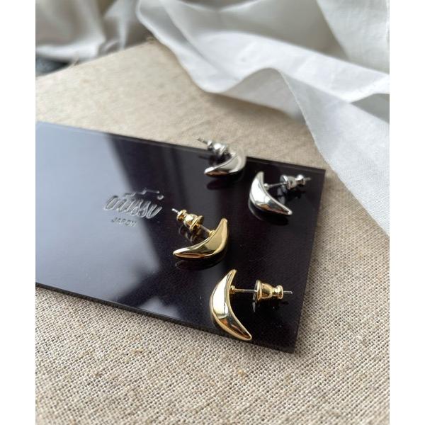 『セール実施中』※このアイテムは返品・交換対象外商品です。ZOZO問い合わせ番号:67395339ショップ:TONE，トーンブランド:tone，トーン商品名:【aussi/オッスィー】三日月 メタル ピアス（ニッケルフリー）カテゴリ:アクセ...