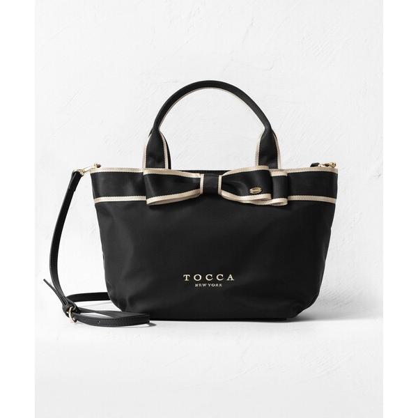 ZOZO問い合わせ番号:67428861ショップ:TOCCA，トッカブランド:TOCCA，トッカ商品名:BICOLOR RIBBON TOTE トートバッグカテゴリ:バッグ>トートバッグブランド品番:BOTZNW0118素材:ブラック...