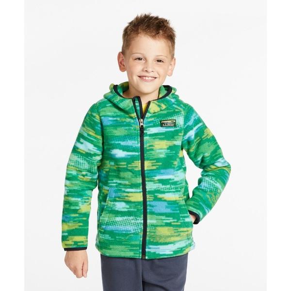 『タイムセール実施中』ZOZO問い合わせ番号:67948463ショップ:L.L.Bean，エル・エル・ビーンブランド:L.L.Bean，エルエルビーン商品名:キッズ・マウンテン・クラシック・フリース、フード付き　プリント ビッグキッズカテゴ...
