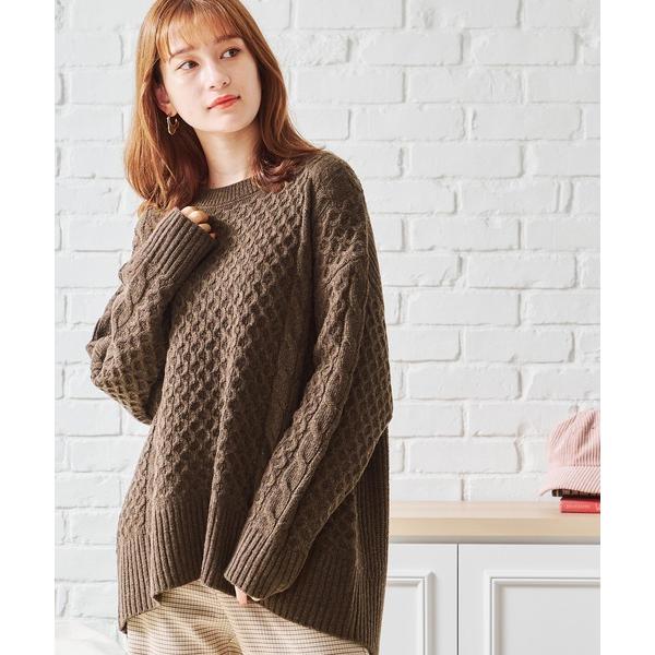 『セール実施中』ZOZO問い合わせ番号:67948745ショップ:ORiental TRaffic，オリエンタルトラフィックブランド:acro，アクロ商品名:ケーブルニット/AC1458カテゴリ:トップス>ニット/セーターブランド品番...