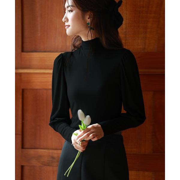 ZOZO問い合わせ番号:68123198ショップ:SAISON DE PAPILLON，セゾン ド パピヨンブランド:SAISON DE PAPILLON，セゾンドパピヨン商品名:バルーンスリーブプチハイネックカットソーカテゴリ:トップス&...