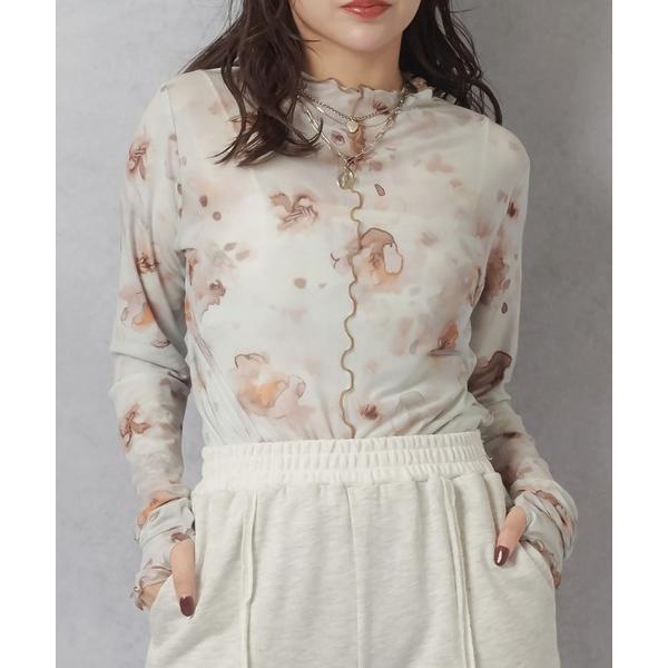 『セール実施中』ZOZO問い合わせ番号:68222491ショップ:SPINNS，スピンズブランド:Lull，ルル，SPINNS，スピンズ商品名:【Lull / ルル】大人気2wayマーブルシアーメロートップスカテゴリ:トップス>Tシャ...