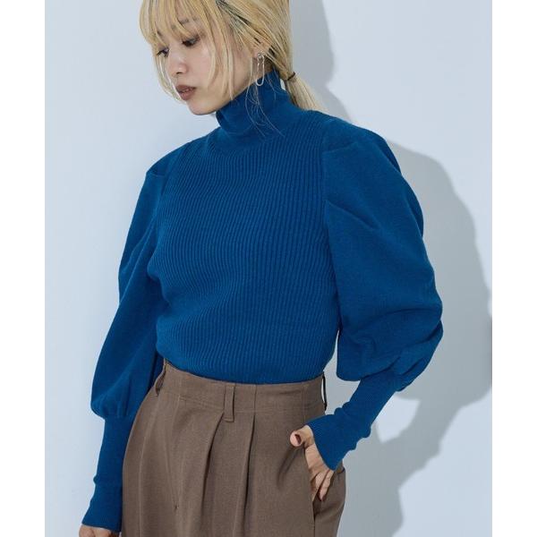 ZOZO問い合わせ番号:68260434ショップ:Abahouse Devinette，アバハウス　ドゥヴィネットブランド:NOMINE，ノミネ商品名:ボリュームスリーブタートルニットカテゴリ:トップス>ニット/セーターブランド品番:...