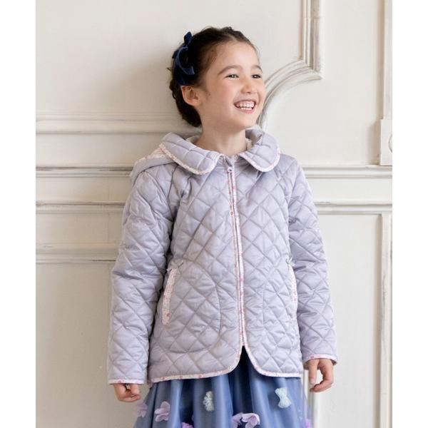 ZOZO問い合わせ番号:68331050ショップ:panpantutu，パンパンチュチュブランド:panpantutu，パンパンチュチュ商品名:2wayフラワーキルトショートコート(90-130cm)カテゴリ:ジャケット/アウター>ダ...